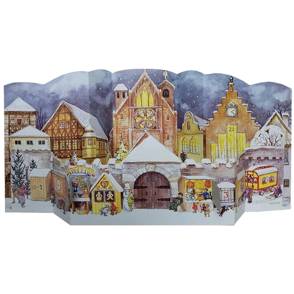 Cathedral Place | 3D Freestanding Traditional Christmas Paper Advent C ...