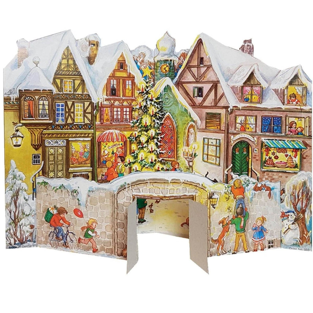 At the City Wall | 3D Freestanding Traditional Christmas Paper Advent ...