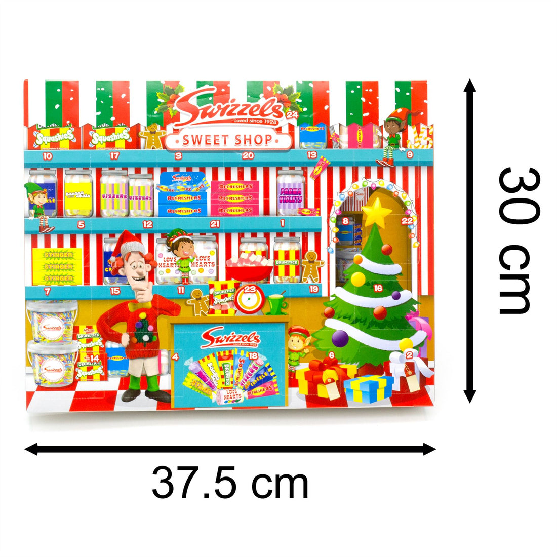 Swizzels Sweet Shop Christmas Advent Calendar | Retro Sweets Advent Ca ...