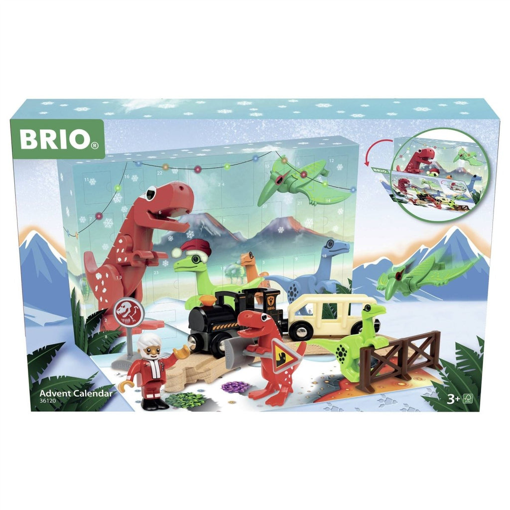 Children's Brio Dinosaur Advent Calendar | Kids Train Christmas Advent ...