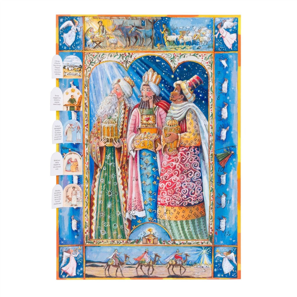Christmas Advent Calendar The Three Wise Men | Nativity Picture Advent ...