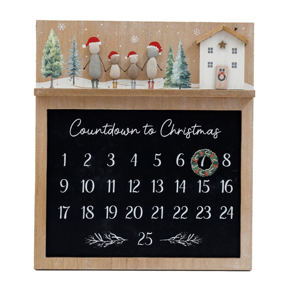 Pebble Family Christmas Advent Calendar | Magnetic Advent Calendar Wal ...