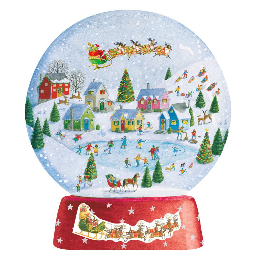 Pop-up 3D Snow Globes Christmas Advent Calendar | Winter Village Adven ...